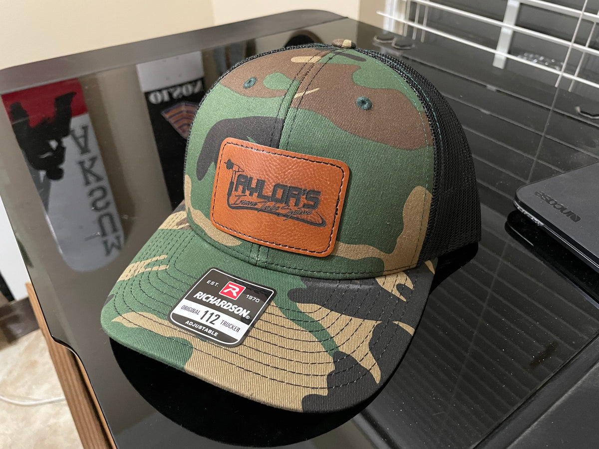 Leather patch hat – Taylor’s Insane Turbo System